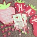 Strawberry Birthday Banner - Etsy