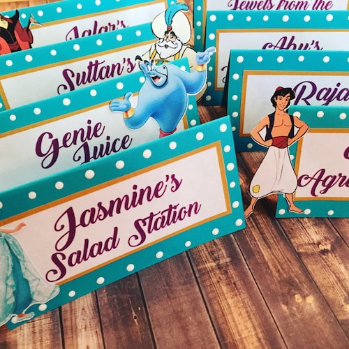 Princess Jasmine Water Bottle Labels Printable Disney | Etsy