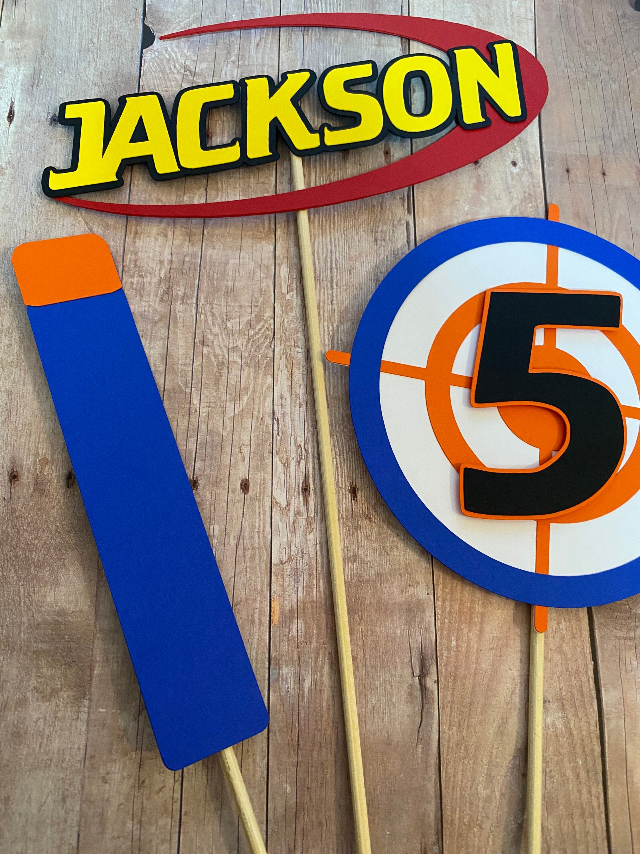 Nerf Inspired Centerpiece Sticks - Etsy