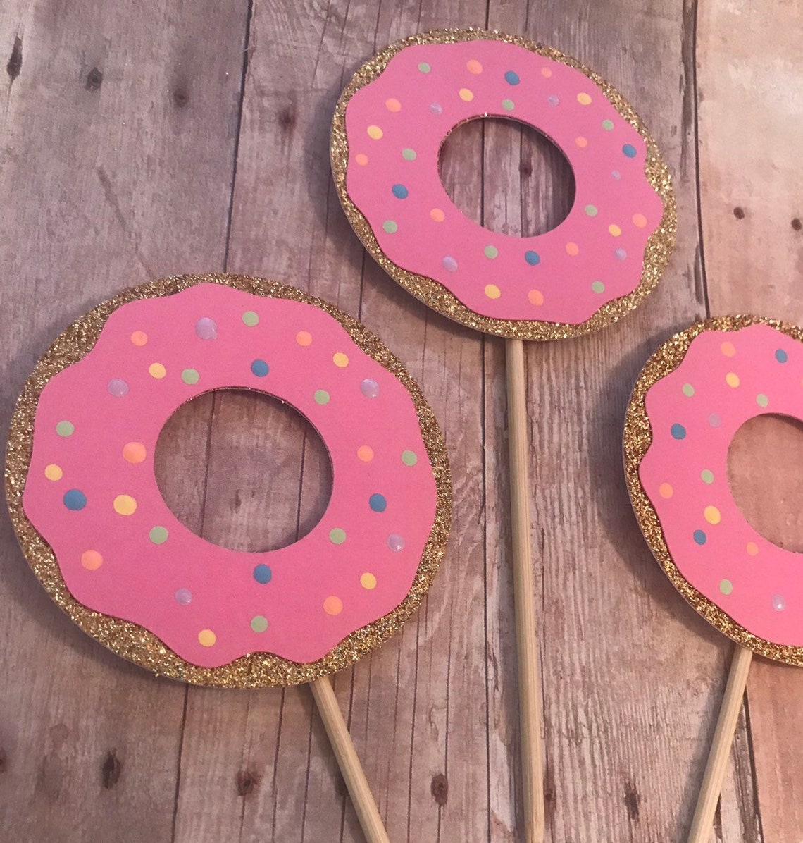 Donut Cupcake Toppers - Etsy
