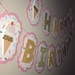 Ice Cream Party Banner - Etsy