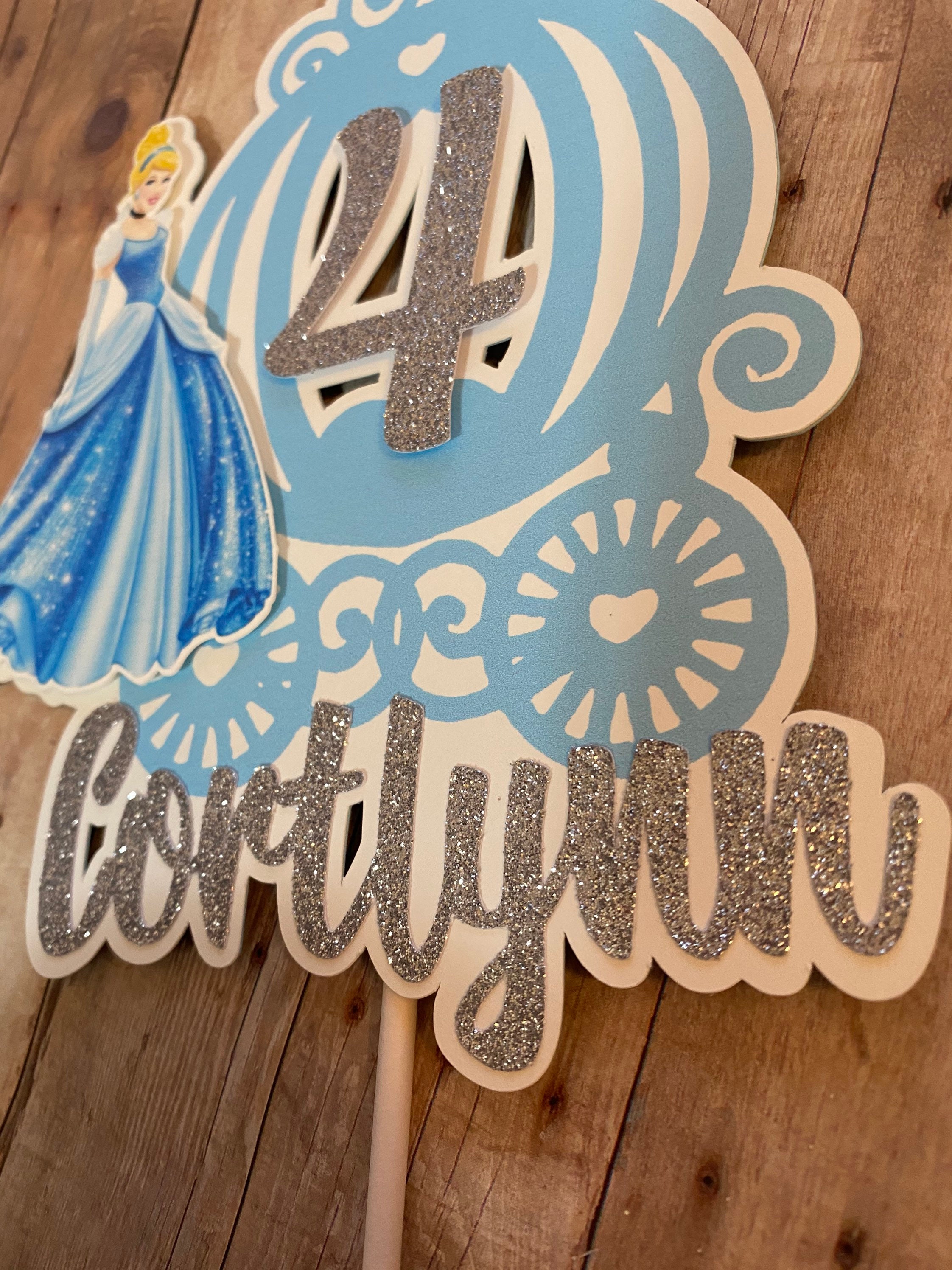 Cinderella Cake Topper - Etsy