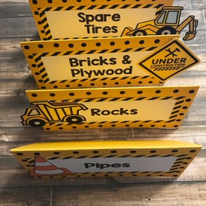 Construction Party Food Signs-set of 8! - Etsy