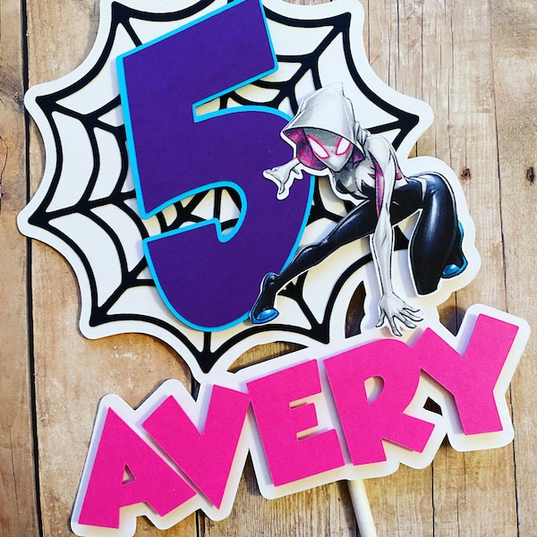 Ghost Spider Gwen Cake Topper - Etsy