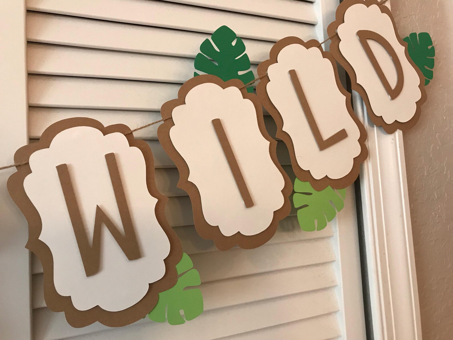 Jungle Party Banner - Etsy