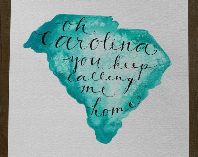 Oh Carolina, You Keep Calling Me Home - Etsy