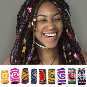 Fabric Dreadlock Hair Clips Braid Dirty Hair Tube Dread Cuff - Etsy