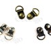 Multi Style Black Push Cord Lock Spring Clasp Plastic Stoppers Ends ...