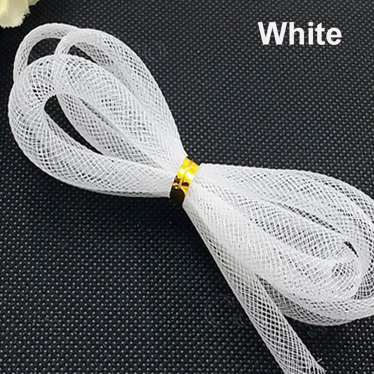 8mm Plastic Tubular Crinoline Stretch Tubing Horsehair Braid Tube for ...