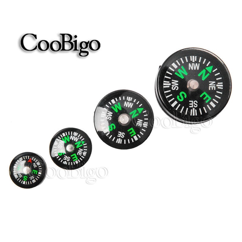 Mini Button Compass Portable Handheld Outdoor Sport Camping - Etsy