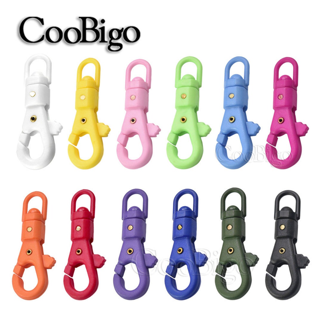 Plastic Swivel Spring Snap Hook for Weave Paracord Lanyard Buckle ...
