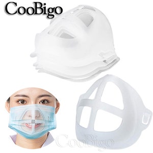3D Face Mask Inner Support Frame Silicone Mouth Mask Bracket Washable ...