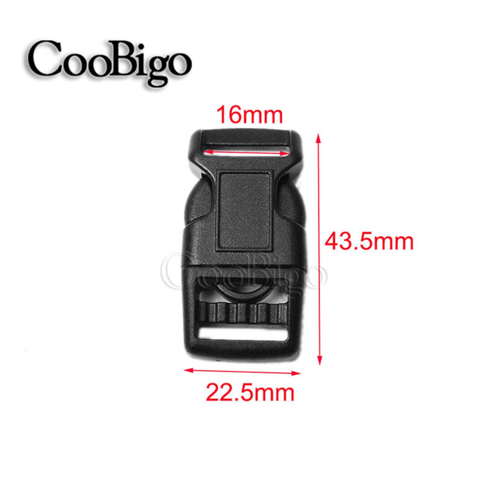 5/8" Plastic Handcuff Key Buckle Side Release Buckle With Key Locking ...