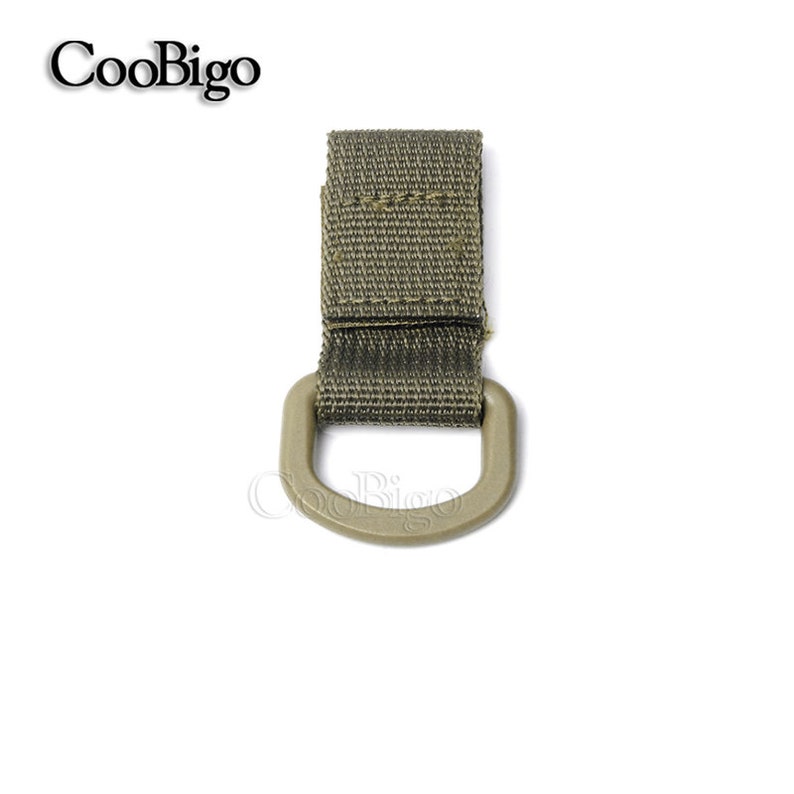 Nylon Webbing Carabiners Olecranon Hook Keychain Clasp Belt D-ring ...