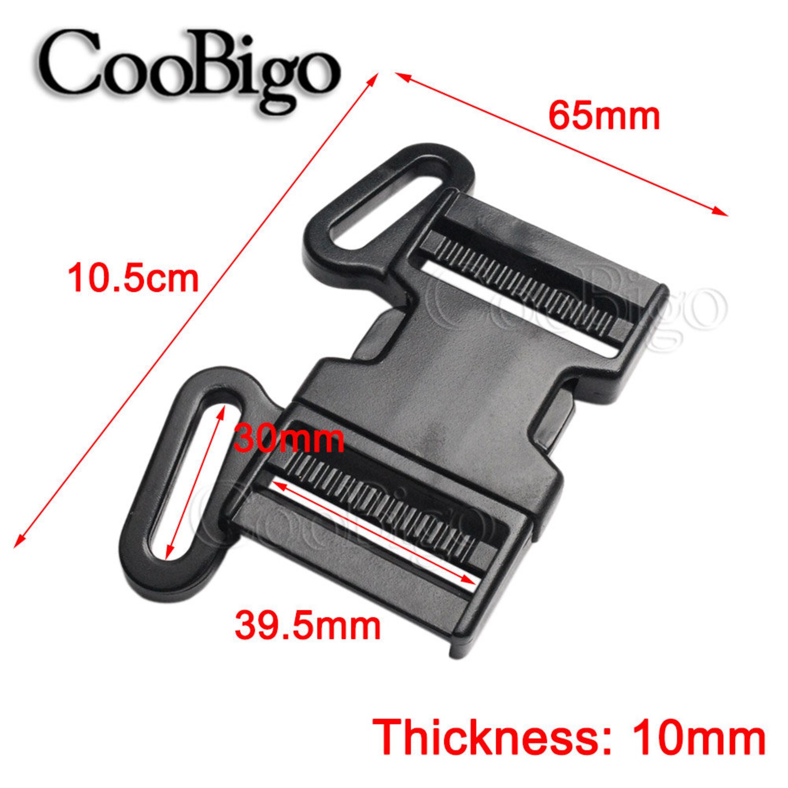 1-1/4" 1-1/2" Plastic 4 Way Multi-side Release Buckles Outdoor Camping ...