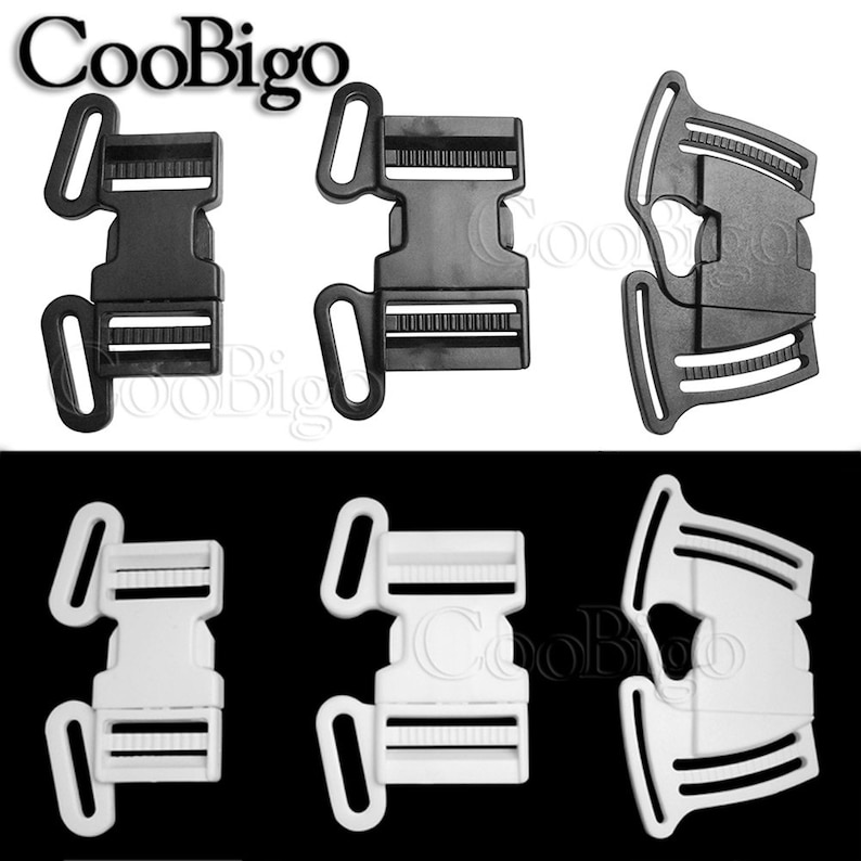 1-1/4" 1-1/2" Plastic 4 Way Multi-side Release Buckles Outdoor Camping ...