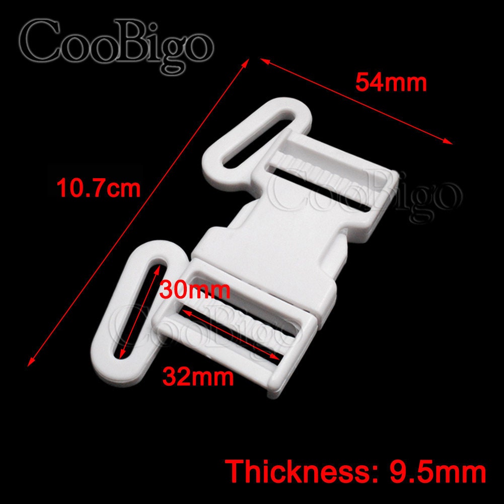 1-1/4" 1-1/2" Plastic 4 Way Multi-side Release Buckles Outdoor Camping ...