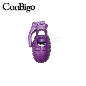 Multi-color Plastic Hand Grenade Cord Lock Spring Rope Stopper Clamp ...