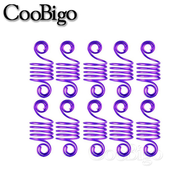 Dreadlock Spiral Hair Clip Spring Cuffs Braids Hair Decoration Dreads ...