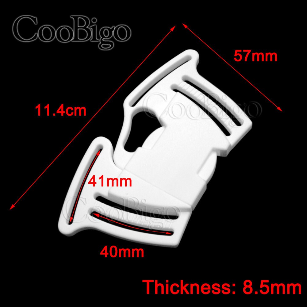 1-1/4" 1-1/2" Plastic 4 Way Multi-side Release Buckles Outdoor Camping ...