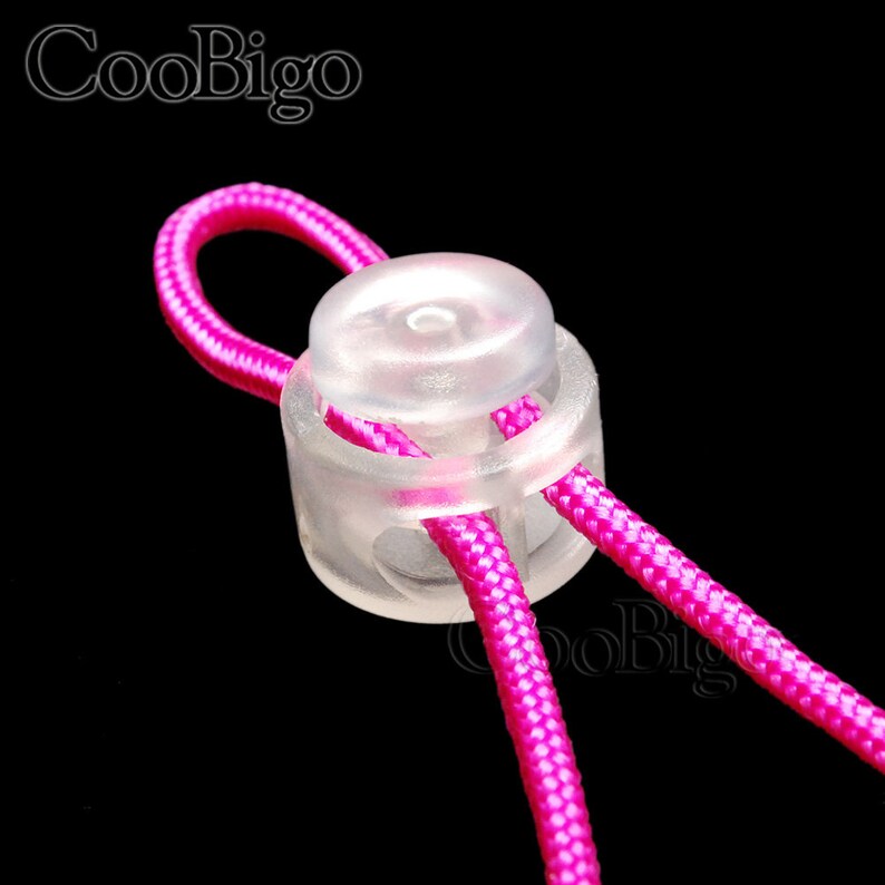 Plastic Cord Lock Stopper Cord Ends Rope Lock Toggles Clip Buckle ...