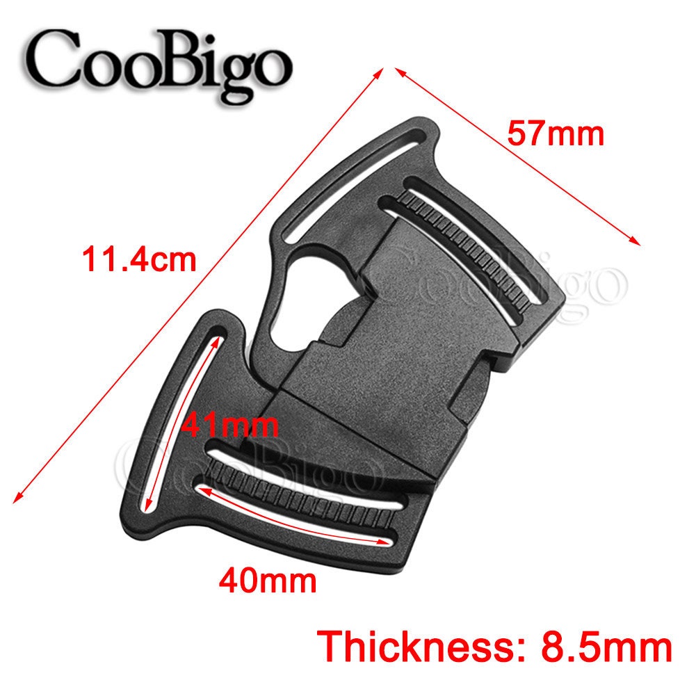 1-1/4" 1-1/2" Plastic 4 Way Multi-side Release Buckles Outdoor Camping ...