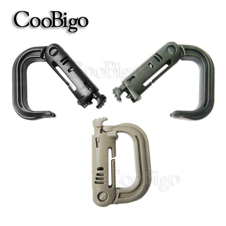 Grimloc Army Locking Carabiner D-ring Snap Shackle Key Ring | Etsy
