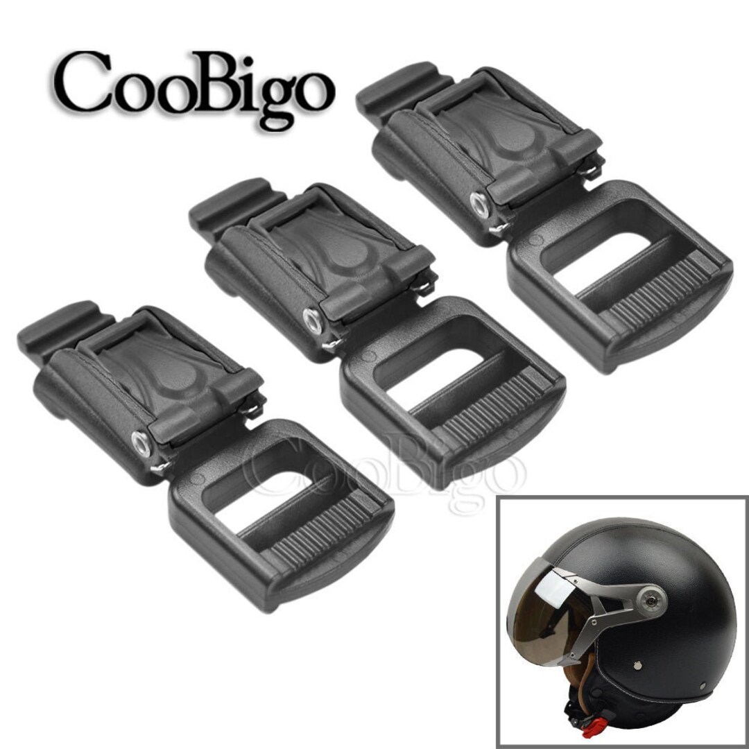 Quick Release Safety Buckles Helmet Chin Strap Buckles Motorcycle Bike ...