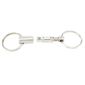 Quick Release Detachable Swivel Keychain Key Ring O Ring Double Split ...
