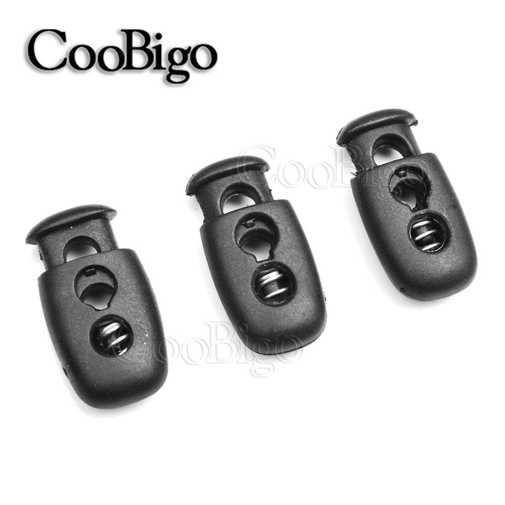 100pcs Plastic Push Cord Lock Spring Clasp Clip Toggle Stopper - Etsy