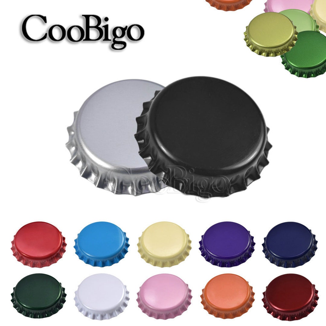 Assorted Colours No Dents Beer Bottle Caps for Beer Drink Champagne ...