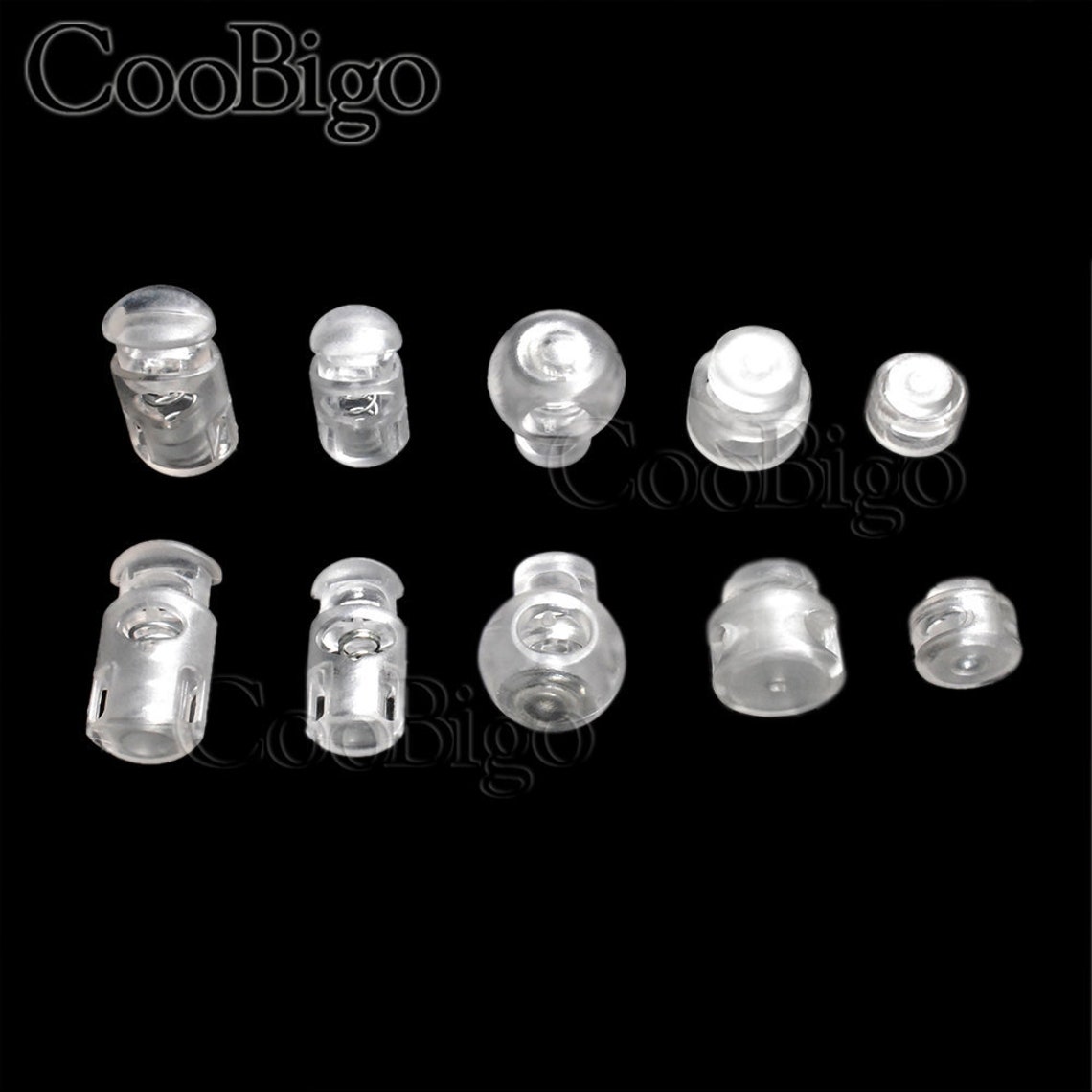 Plastic Cord Lock Stopper Cord Ends Rope Lock Toggles Clip Buckle ...