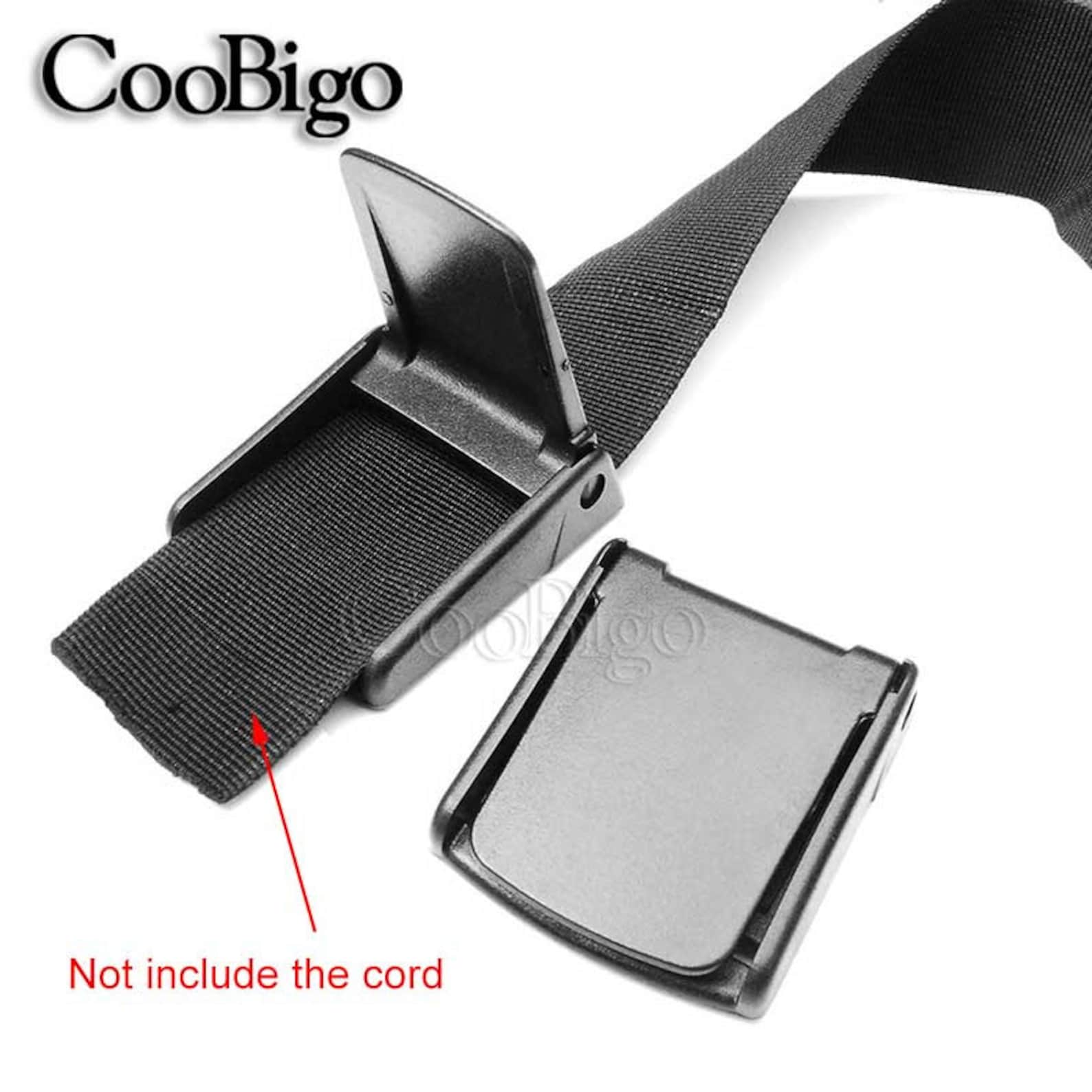 5/8"~2" Pick Cam Belt Buckles Plastic Black Toggle Clip for Tactical ...