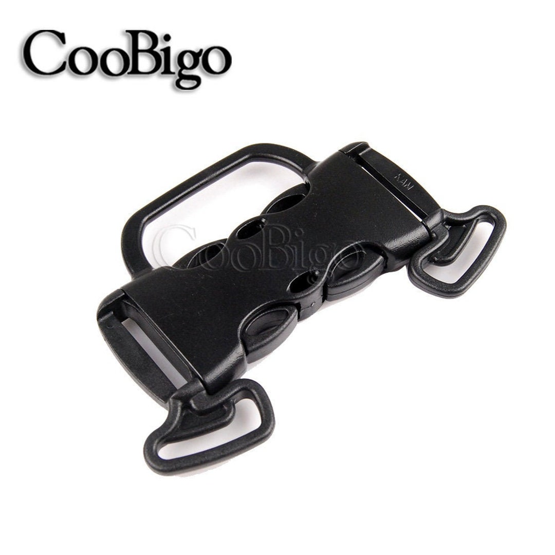 Webbing 1"(25mm) Plastic Webbing Woven Tape Sewing Side Release Buckle ...