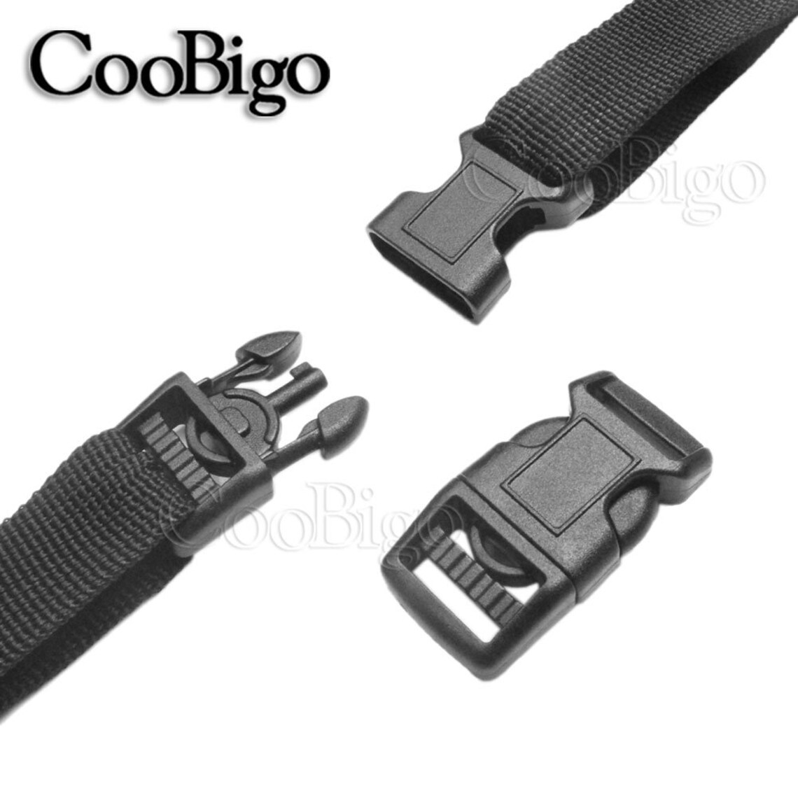 5/8" Plastic Handcuff Key Buckle Side Release Buckle With Key Locking ...