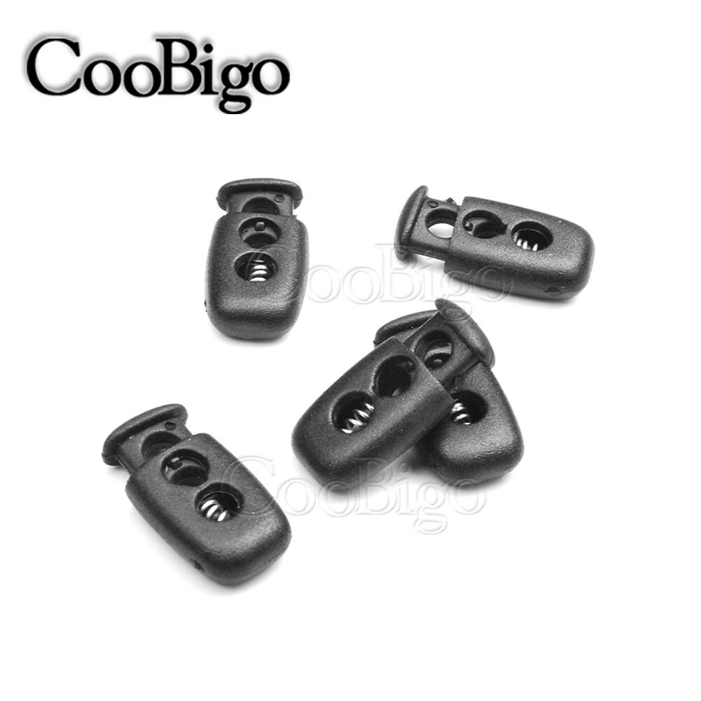 100pcs Plastic Push Cord Lock Spring Clasp Clip Toggle Stopper - Etsy