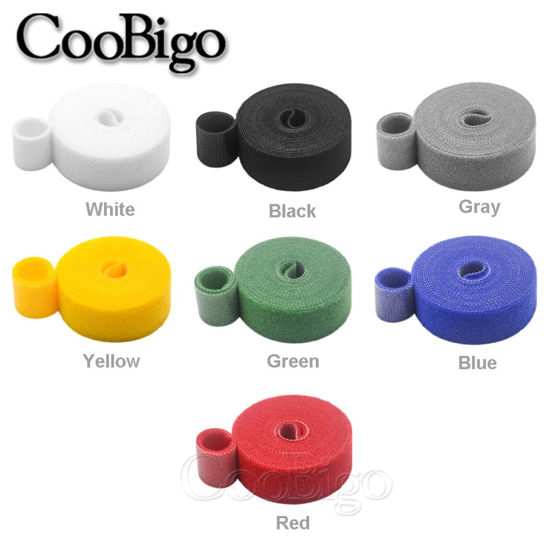 3/8 Colorful Reusable Self Gripping Strap Hook & Loop - Etsy