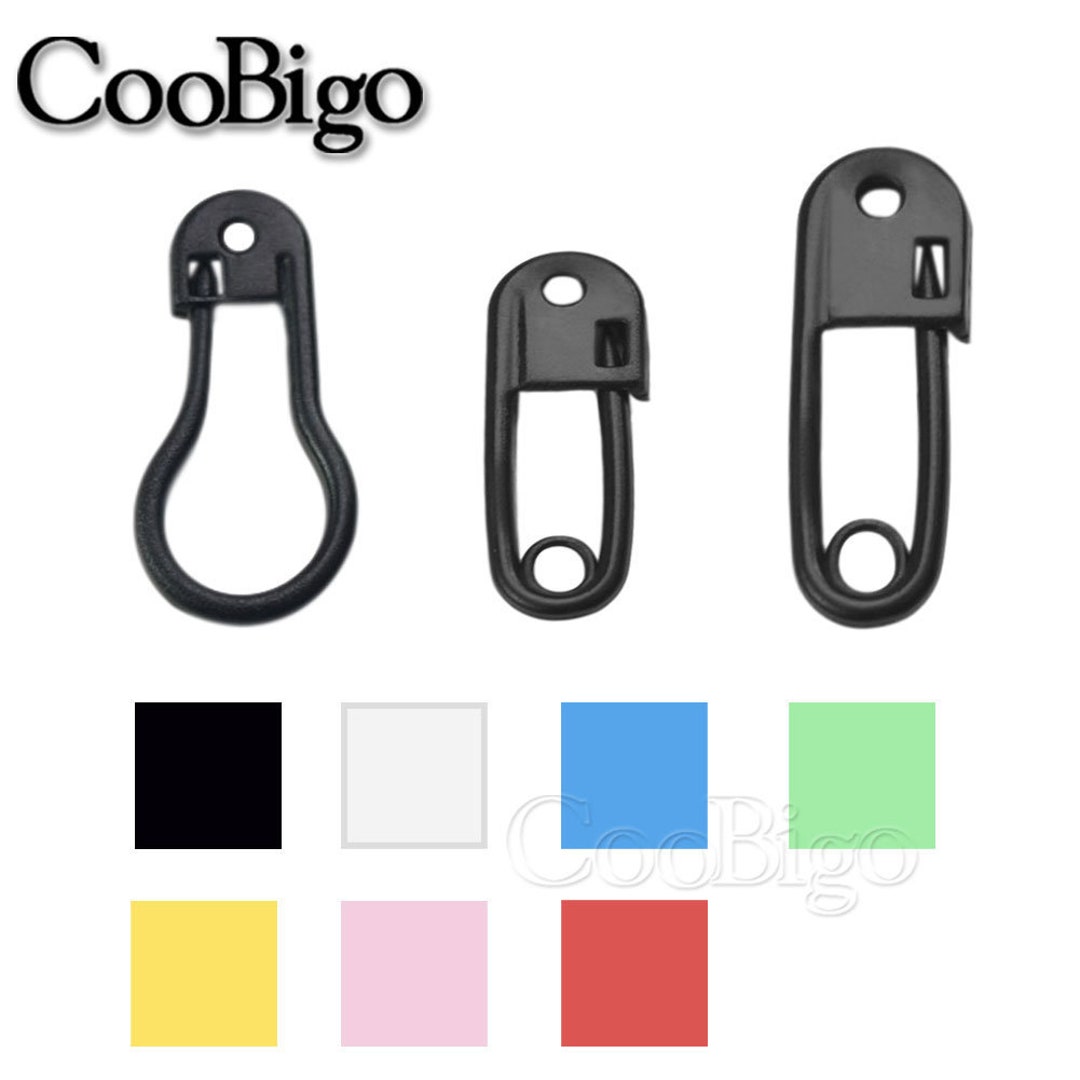 11/16"(17.6mm) Plastic Assorted Color Safety Pins for Label Tags ...