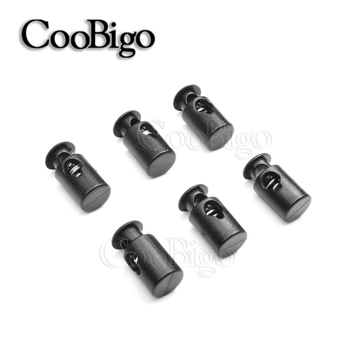 100x Plastic Cord Lock Spring Clasp Stoppers Rope Ends Toggles | Etsy