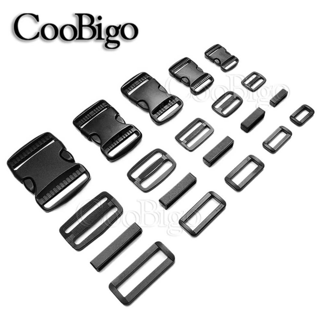 20mm 25mm 30mm 38mm 50mm Plastic Slider Adjustable Rectangle Ring Belt ...