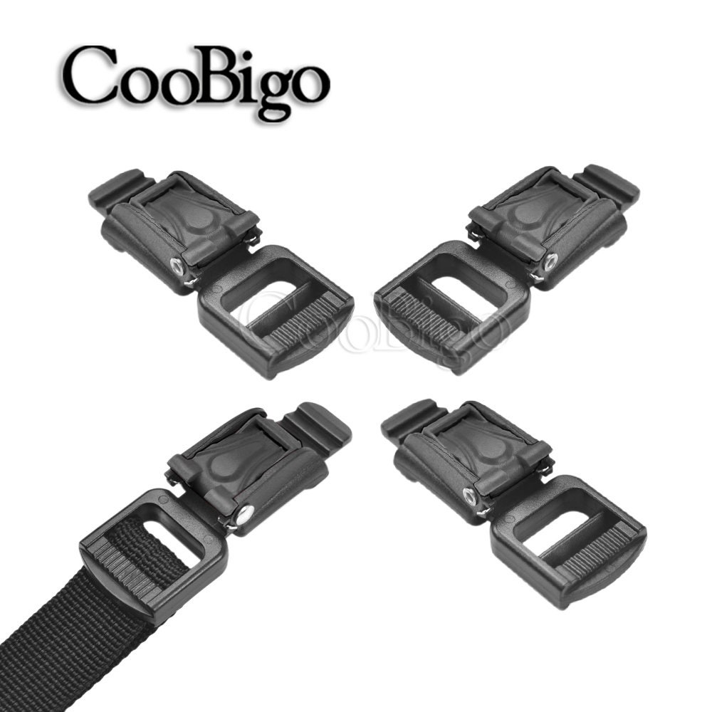 Quick Release Safety Buckles Helmet Chin Strap Buckles Motorcycle Bike ...