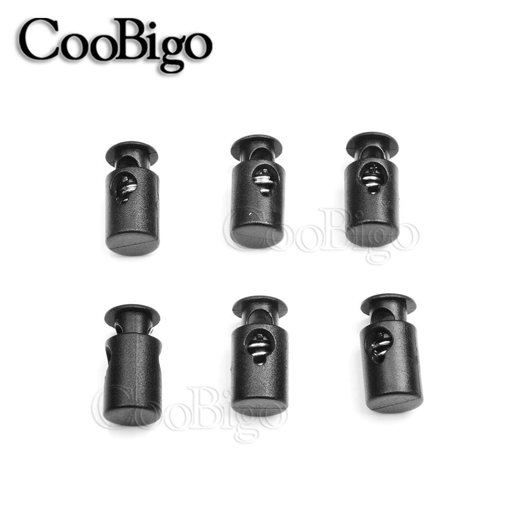 100x Plastic Cord Lock Spring Clasp Stoppers Rope Ends Toggles - Etsy UK