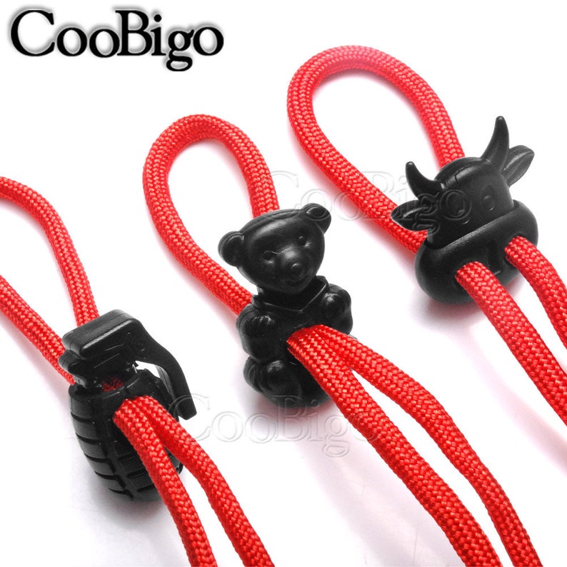 Plastic Cord Lock Rope End Buckles Toggle Stopper Clip Clamp - Etsy