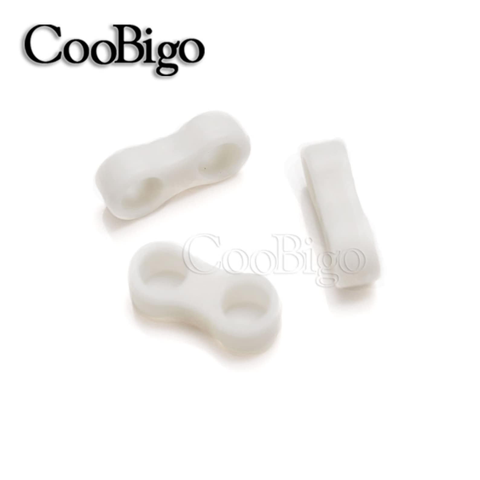 Assorted Colors Plastic Ball Cord Lock Toggles Clip Plastic Stopper Two ...