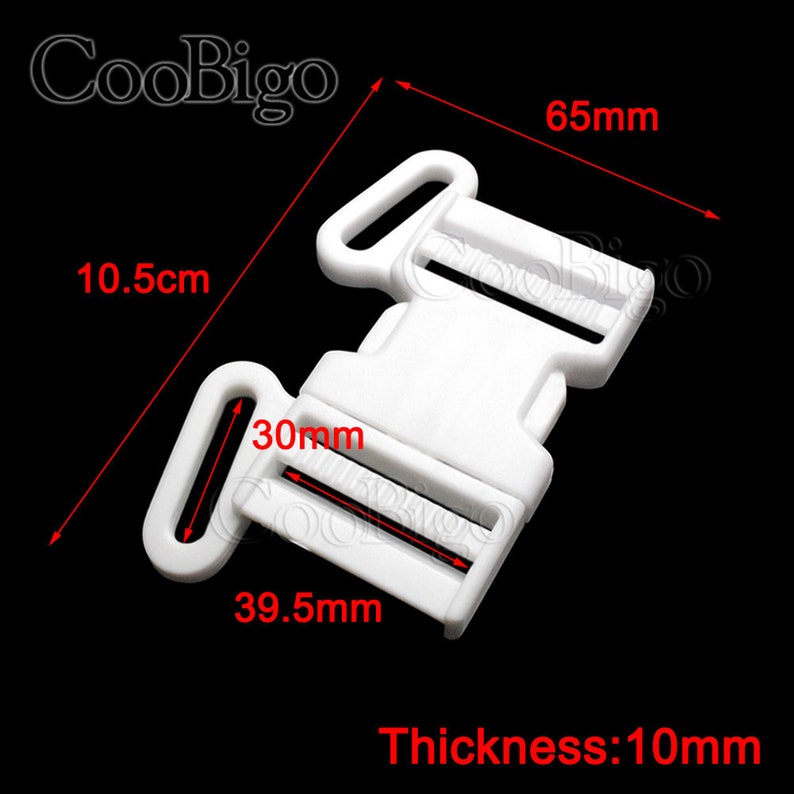 1-1/4" 1-1/2" Plastic 4 Way Multi-side Release Buckles Outdoor Camping ...