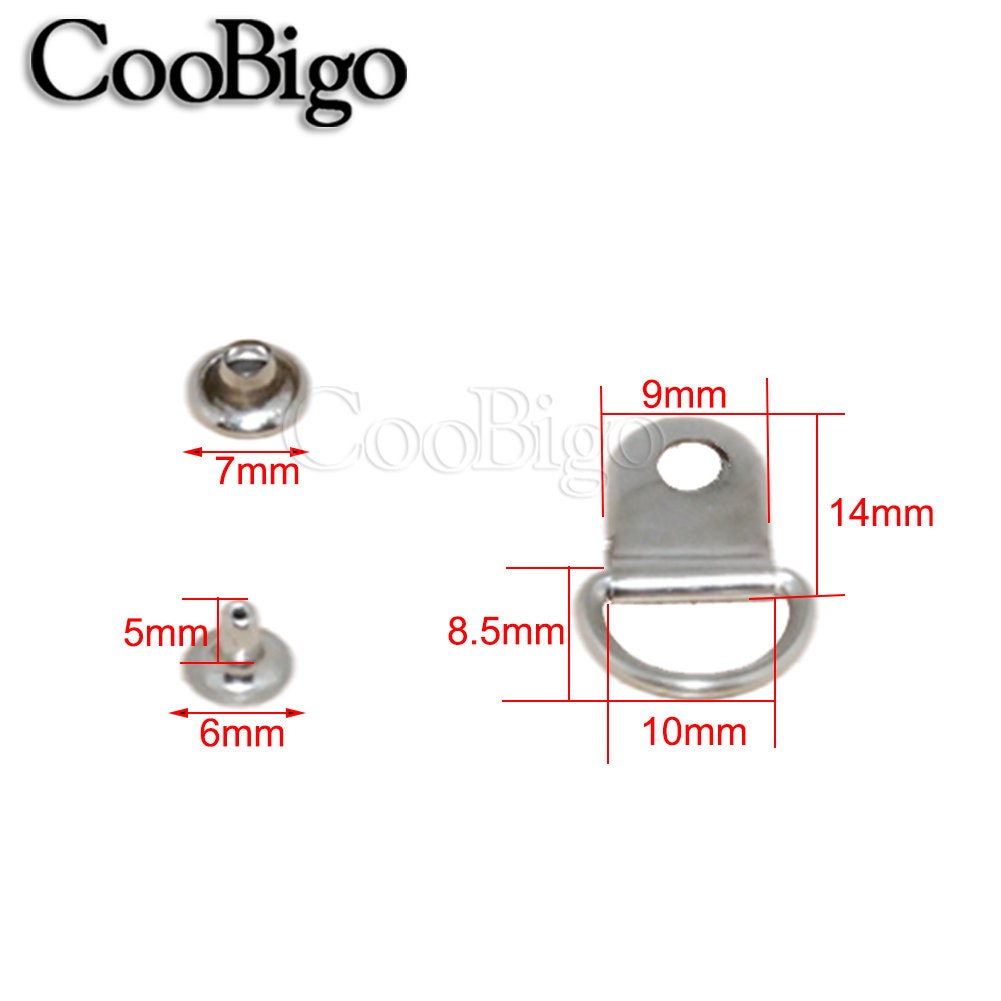 Metal 3/8" D-rings Plated Shoes Picture Frame Straps Hangers Double ...