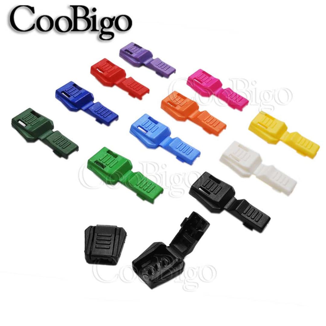 Colourful Cord Lock Ends Clip Zipper Puller Paracord Cord Tether Tip ...