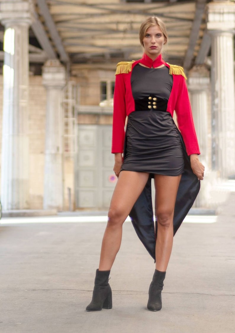Lera Britannica Red Ringmaster Coat - Etsy