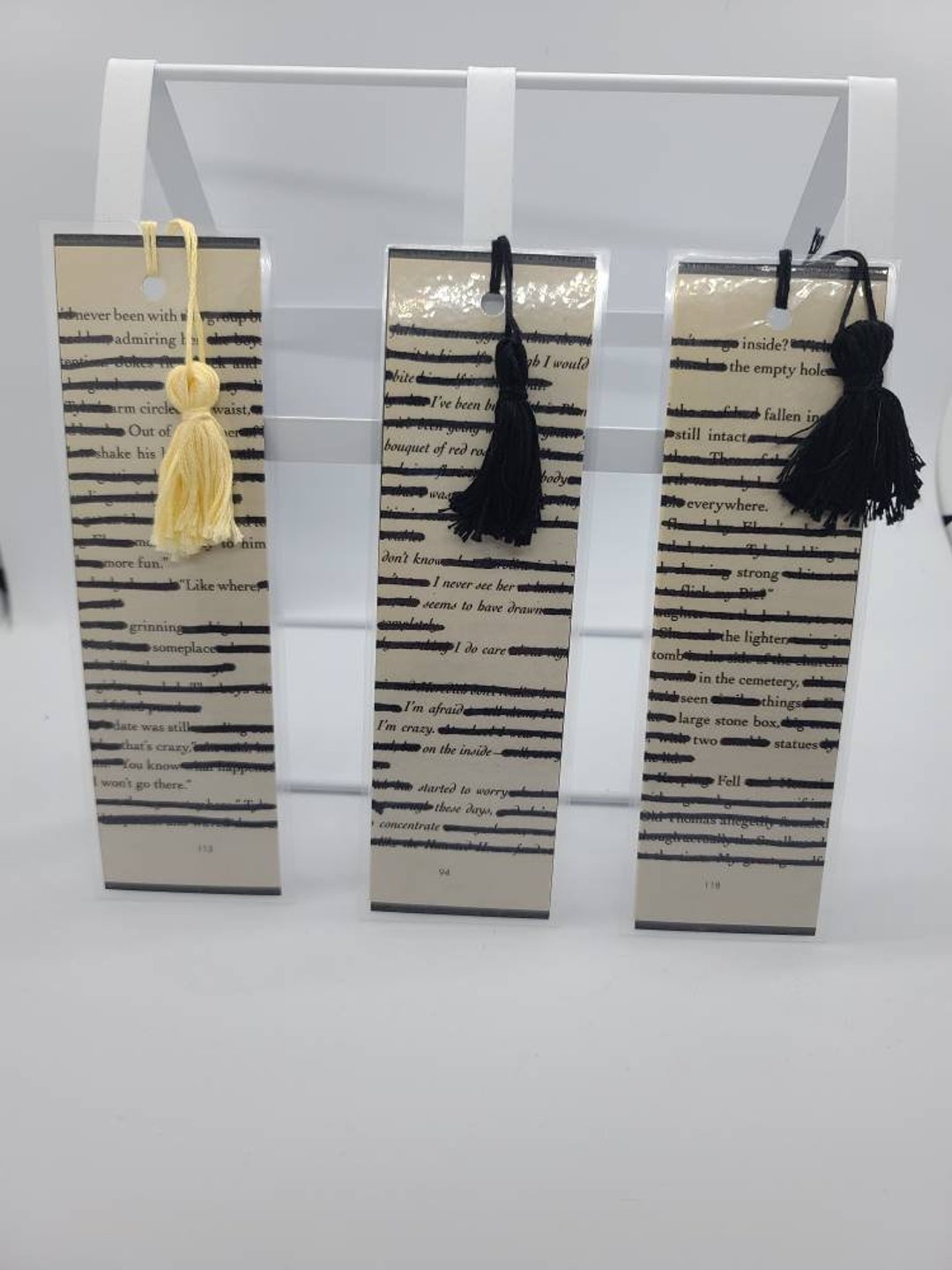 Found Poem Bookmark - Etsy