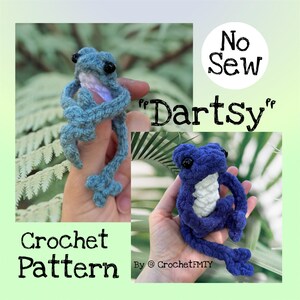 Dartsy the Poison Dart Frog/ No SEW, Super Quick Project. Crochet ...